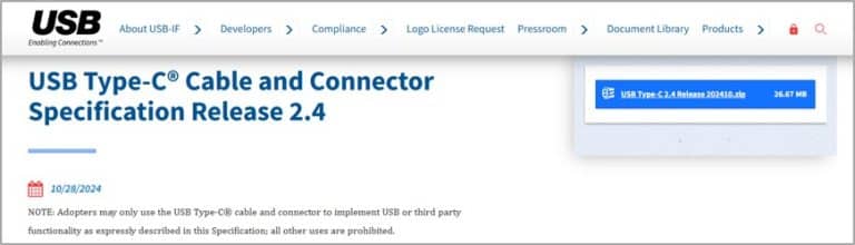 USB-IF協會最新規範說明：Type-C Spec 2.4 ECN資訊更新 | 百佳泰 Allion Labs